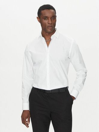 HUGO BOSS Hemd Koey 50539766 Weiß Slim Fit