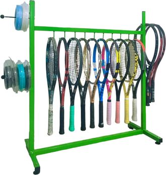 Generic Hochleistungs-Badmintonschl&auml;ger-Pr&auml;sentationsst&auml;nder, Bodenstehender Tennisschl&auml;gerhalter, Organizer Zur Aufbewahrung Von Sportger&auml;ten Und Werkzeugen,