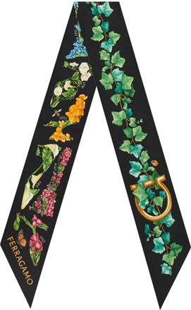 Ferragamo Femme, Accessoires, Multicolore, Taille: ONE Size Silky Scarf