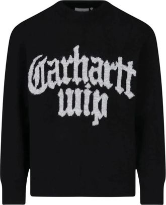 Carhartt Work in Progress Pull Blackletter - Homme - Pulls - Noir - Taille: S