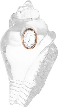 Dezso by Sara Beltran pendentif Sillimanite Shell en or rose 18ct