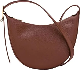 Longchamp Femme, Sacs, Brun, Taille: ONE Size Le Foulonn&eacute; Sac bandouli&egrave;re S