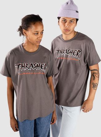 Thrasher Slash T-Shirt charcoal
