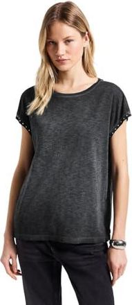 Street One A323308 T-Shirt, Gris Délavé, 46 Femme