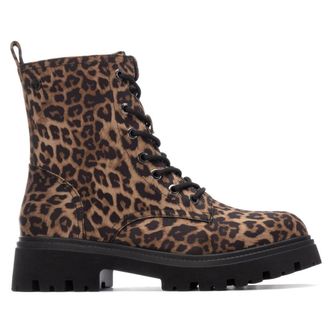 Xti Freizeitstiefeletten Damen Leopard - Bequeme und vielseitige Schuhe - Casual Mode - Modell 14465802 (Gr&ouml;&szlig;e 41)