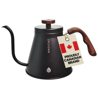 Grosche Marrakesch Schwanenhals-Wasserkocher - Edelstahl zum &Uuml;bergie&szlig;en von Kaffeekessel - Teekessel - Herd Schwanenhals-Wasserkocher - Kaffee- und Teekessel 