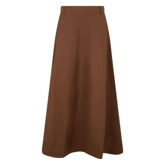 Max Mara Ausgestellter Rock - - Skirts - Damen - Braun - XS