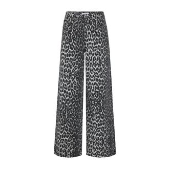Co'Couture Femme, Pantalons, Gris, Taille: 40 FR Leo Wide Pants