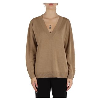 Michael Kors Damen, Strickwaren, Beige, SGr&ouml;&szlig;e