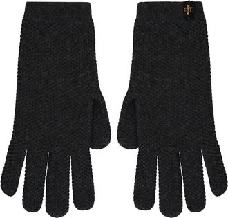 Moorer Gants en Cachemire Tricot&eacute; - Femme - Accessoires - Gris - Taille: 7 1/2 IN