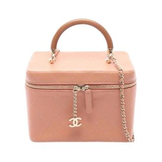 Chanel Pre-owned Matelasse Leder Schultertasche - - Pre-owned - Damen - Rosa - ONE SIZE