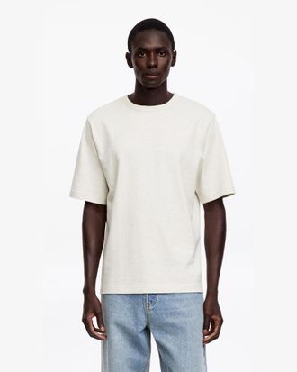 Arket Oversize-T-Shirt 270 GSM -Wei&szlig;