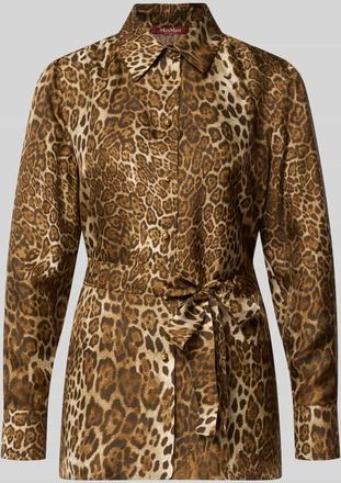 Max Mara Regular Fit Langarmbluse aus reiner Seide