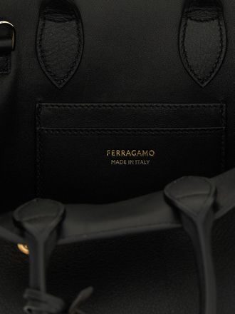 Ferragamo Top Handle Bag - Black