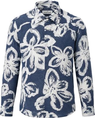Alessandro Gherardi Hemd mit Blumenmuster - - Shirts - Herren - Blau - L