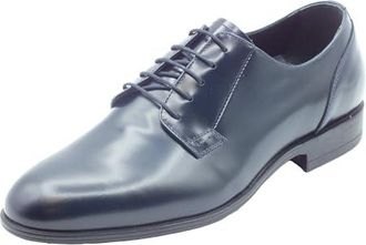 Nero Giardini E601051UE Diana Bleu Chaussures &eacute;l&eacute;gantes pour Homme en Cuir abrasif avec Lacets, bleu, 43 EU
