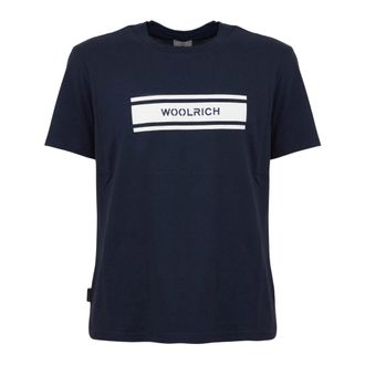 Woolrich T-Shirt - - Tops - Herren - Blau - 2XL