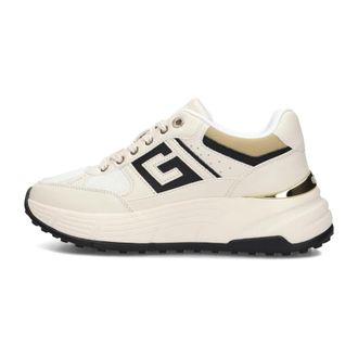 Guess Fonzi Damen Sneakers Stilvoller Komfort - - Shoes - Damen - Beige - 38 EU