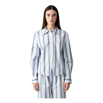 Stine Goya Femme, Blouses et Chemises, Bleu, Taille: 40 FR Chemise ajust&eacute;e