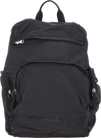 HUGO BOSS Homme, Sacs, Noir, Taille: ONE Size Foldable Packable Backpack