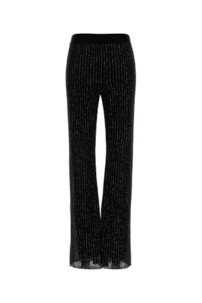 Missoni Womens Black Viscose Blend Pant Vi Pa Me Pantaloni Trousers