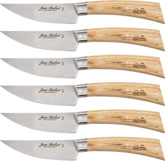 Laguiole Jean Dubost Steakmesser Set 6 TLG., Eiche