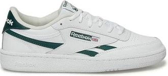 Reebok Club C Revenge Gar&ccedil;on Sneaker, White Collegiategreen Vintagechalk, 38.5 EU