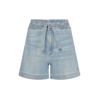 Tommy Hilfiger High-Waist Denimshorts mit G&uuml;rtel - - Shorts - Damen - Blau - W25