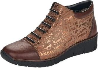 Rieker Boots Marrons à Semelle compensée