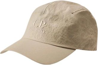C.P. Company C.p. Company, Homme, Accessoires, Beige, Taille: ONE Size Plain Paper Touch Cap