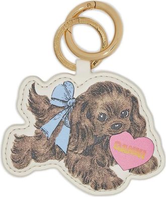 Ganni Femme, Accessoires, Multicolore, Taille: ONE Size Puppy Keyring