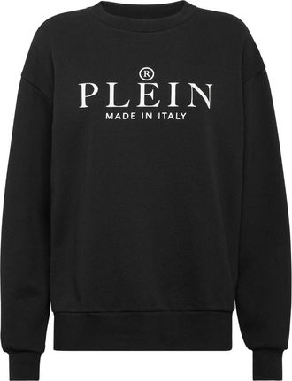 Philipp Plein Sweatshirt Iconic Plein - - Sweatshirts & Hoodies - Damen - Schwarzk - XL