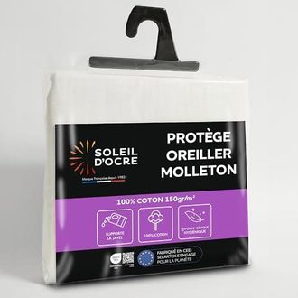 Soleil d'Ocre Soleil dOcre FlanellKissenbezug, Baumwolle, Weiß, 65 x 65 cm