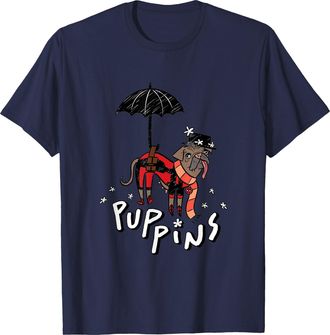 MARVEL Deadpool & Wolverine Mary Poppins Dogpool Puppins T-Shirt