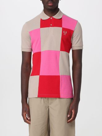 Comme Des Gar&ccedil;ons Kariertes Slim-Fit Poloshirt von aus Baumwolle mit Sticklogo