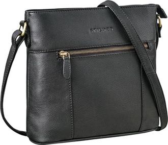STILORD Medina &Eacute;l&eacute;gant Sac Cuir Femme Bandouliere Moyenne Sacoche Femme Bandouli&egrave;re Vintage Sac &agrave; Main Pochette pour la F&ecirc;te et le Guotidien Sac Besace Cuir V