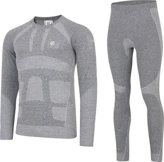 Dare 2B Dare 2b Mens in The Zone II Baselayer Set Jeu de Couches de Base, Gris Anthracite chiné, L Homme
