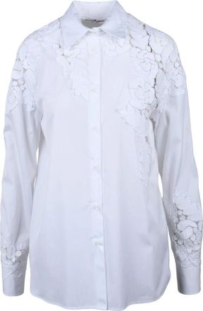 Ermanno Scervino Femme, Blouses et Chemises, Blanc, Taille: 38 FR Shirt