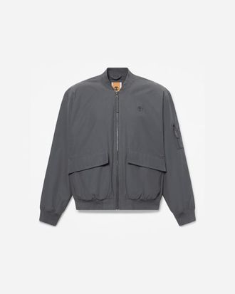 Timberland Strapazierf&auml;hige wasserabweisende Utility-Bomberjacke f&uuml;r Herren in Schwarz, Herren, Schwarz, Gr&ouml;&szlig;e