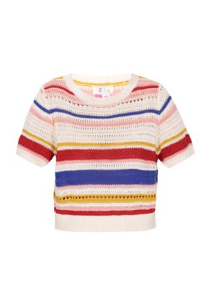 Izia Pullover Frauen cremewei&szlig; mehrfarbig