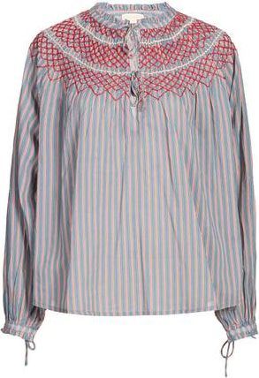 Louise Misha Blouse ample brod&eacute;e en coton