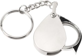 Lurrose Faltbare Lupe Als Schlüsselanhänger Tragbares Vergrößerungsglas Für Draußen Filigraner Anhänger Mit Lupenfunktion