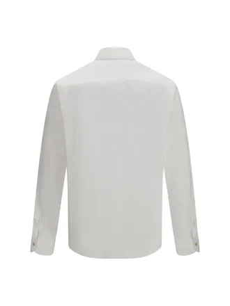 Valentino Mens Shirt Vgold White Cotton