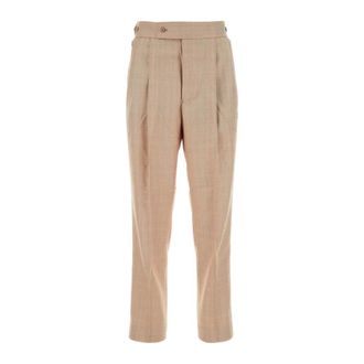 Needles Mr266 Hose aus Polyester-Mischgewebe mit Stickerei - - Trousers - Damen - Beige - L