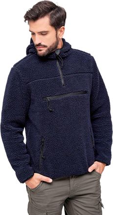 Brandit Teddyfleece Worker Pullover, Farbe: Navy, Größe: 3XL