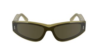 Calvin Klein Unisex Adult Sunglasses CK24534S - Light Brown with Solid Brown Lens