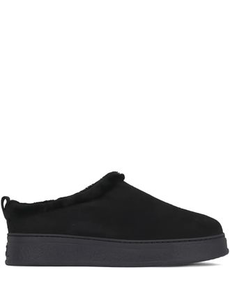 AGL Mules mit Plateausohle - Schwarz