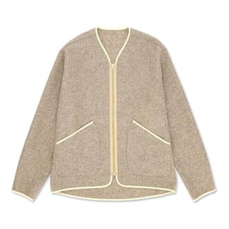 Fortela Homme, Vestes, Beige, Taille: L Sherpa Lp024