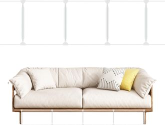 Generic Under Furniture Blocker - Adjustable Pet Guard, Clear Under Bed Pets Barrier Board | Easy Install Blocker to Stop Toys and Items Falling Beneath Sofa,