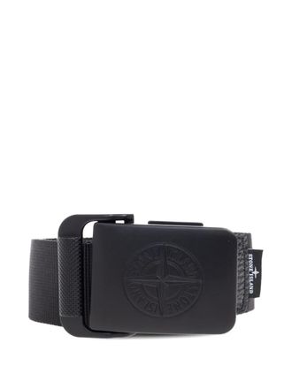 Stone Island ceinture à boucle logo 9300001 - Noir
